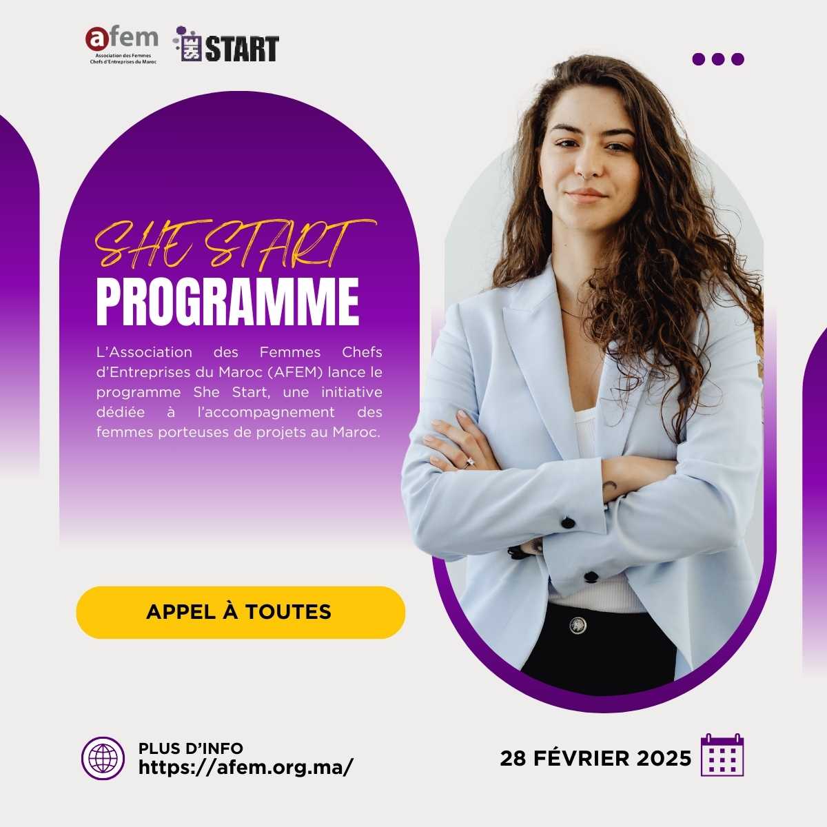Appel à Manifestation d’Intérêt : Programme She Start par AFEM - Start ...