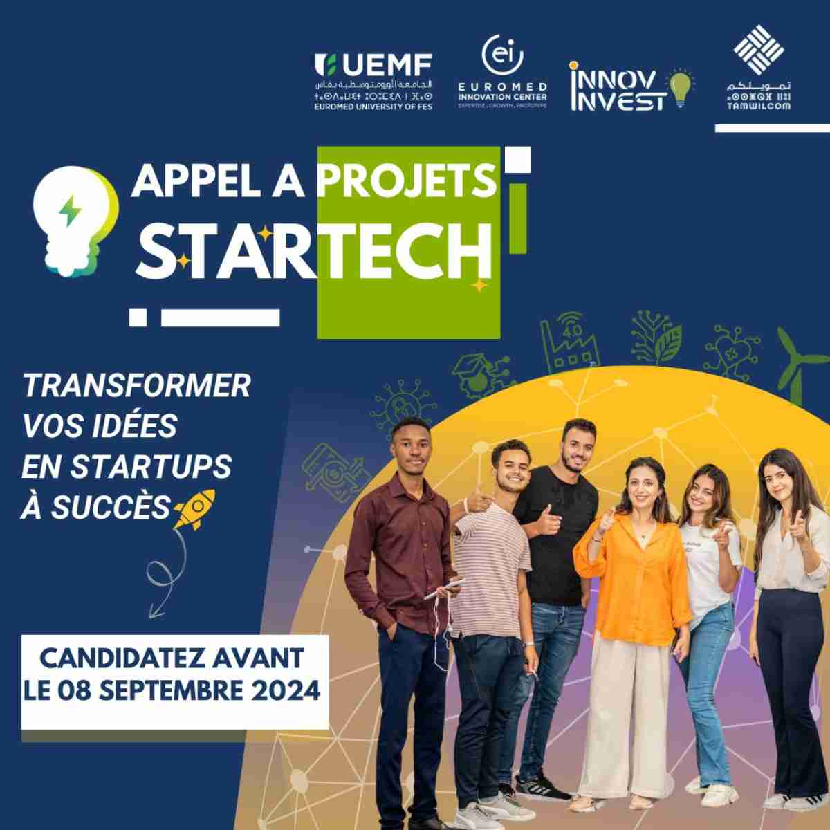 Appel à projet : StarTech Euromed Innovation Center - Start-up.ma