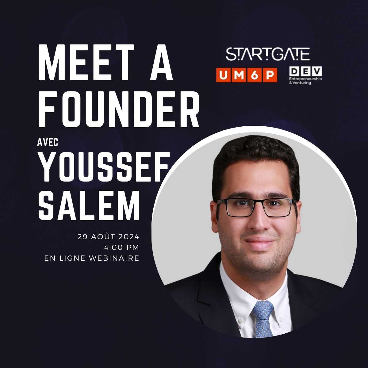 Webinaire : Meet a Founder - StartGate - Start-up.ma
