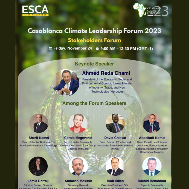 Casablanca Climate Leadership Forum 2023 l Start-Up