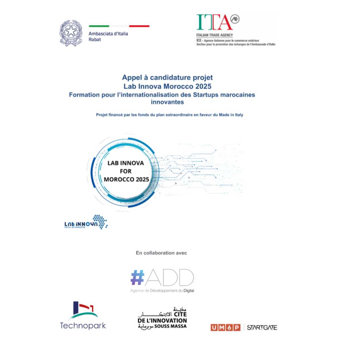 Lab Innova Morocco 2025 - Start-up.ma