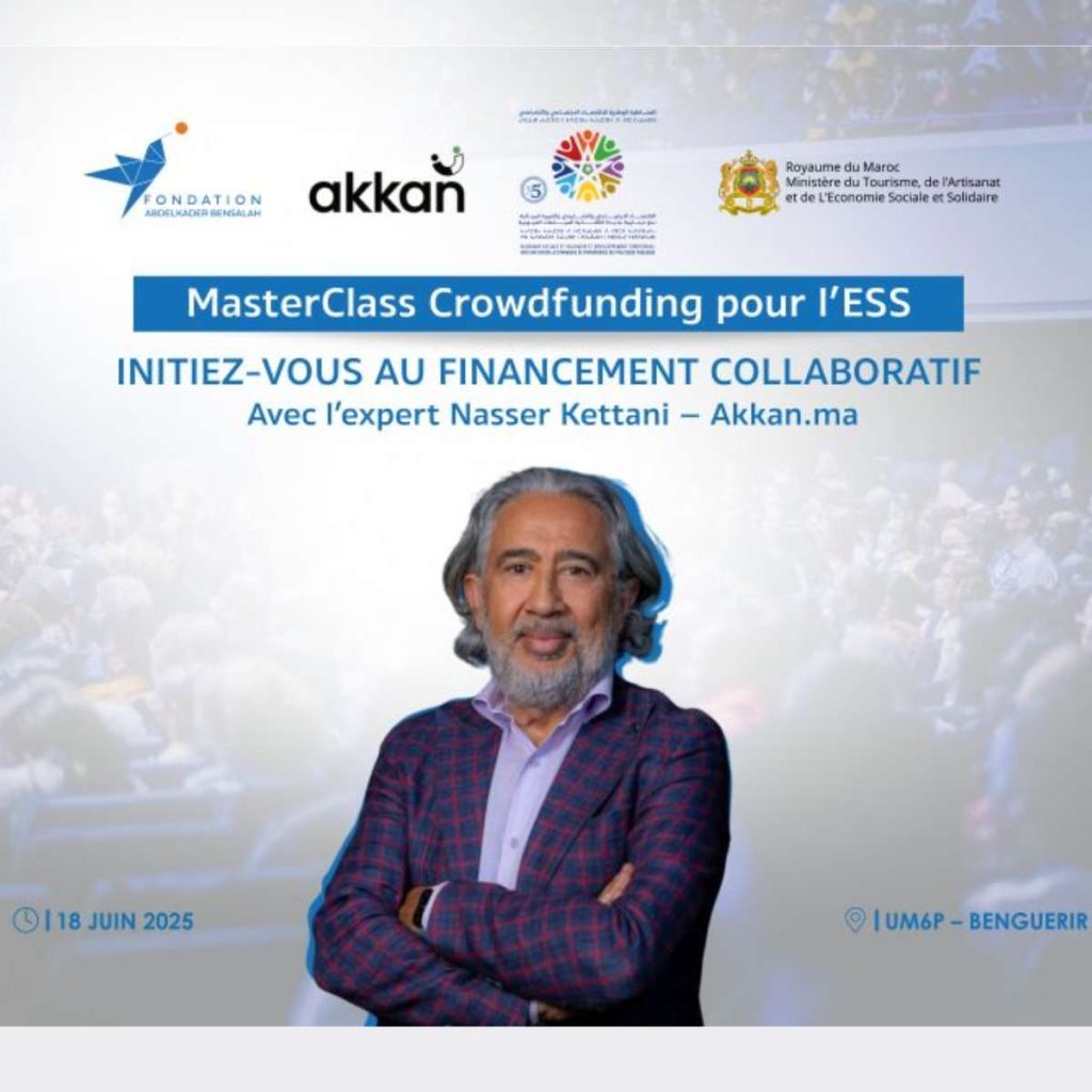 Master Class Crowdfunding pour l'ESS I Start-up.ma